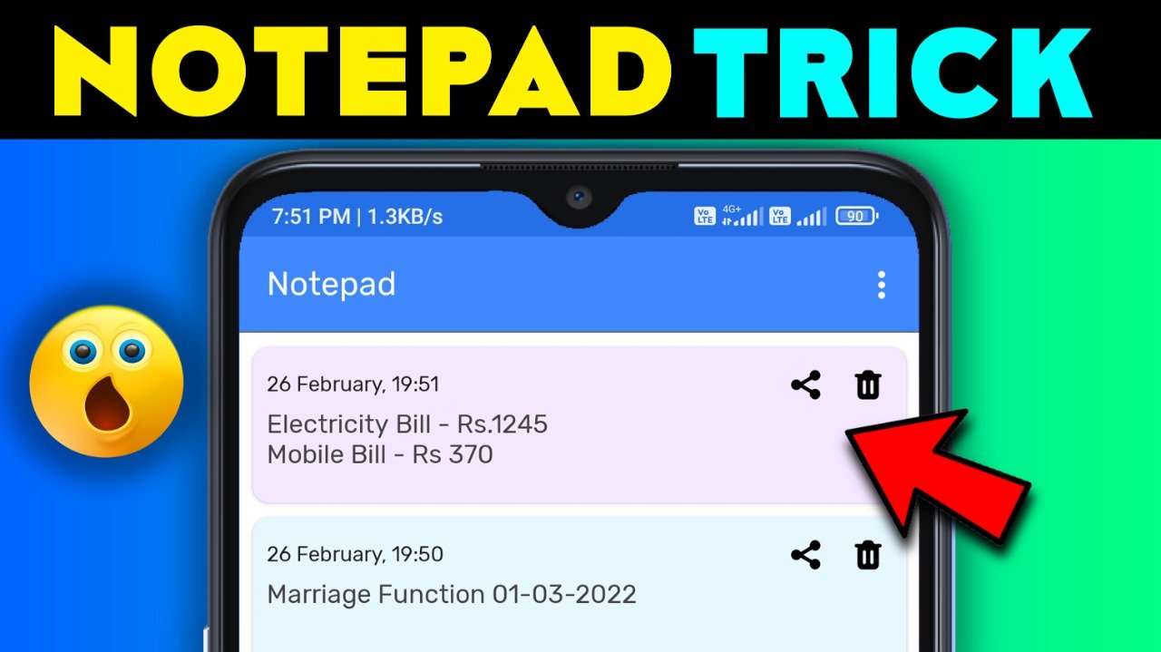 Notepad Vault App Hider