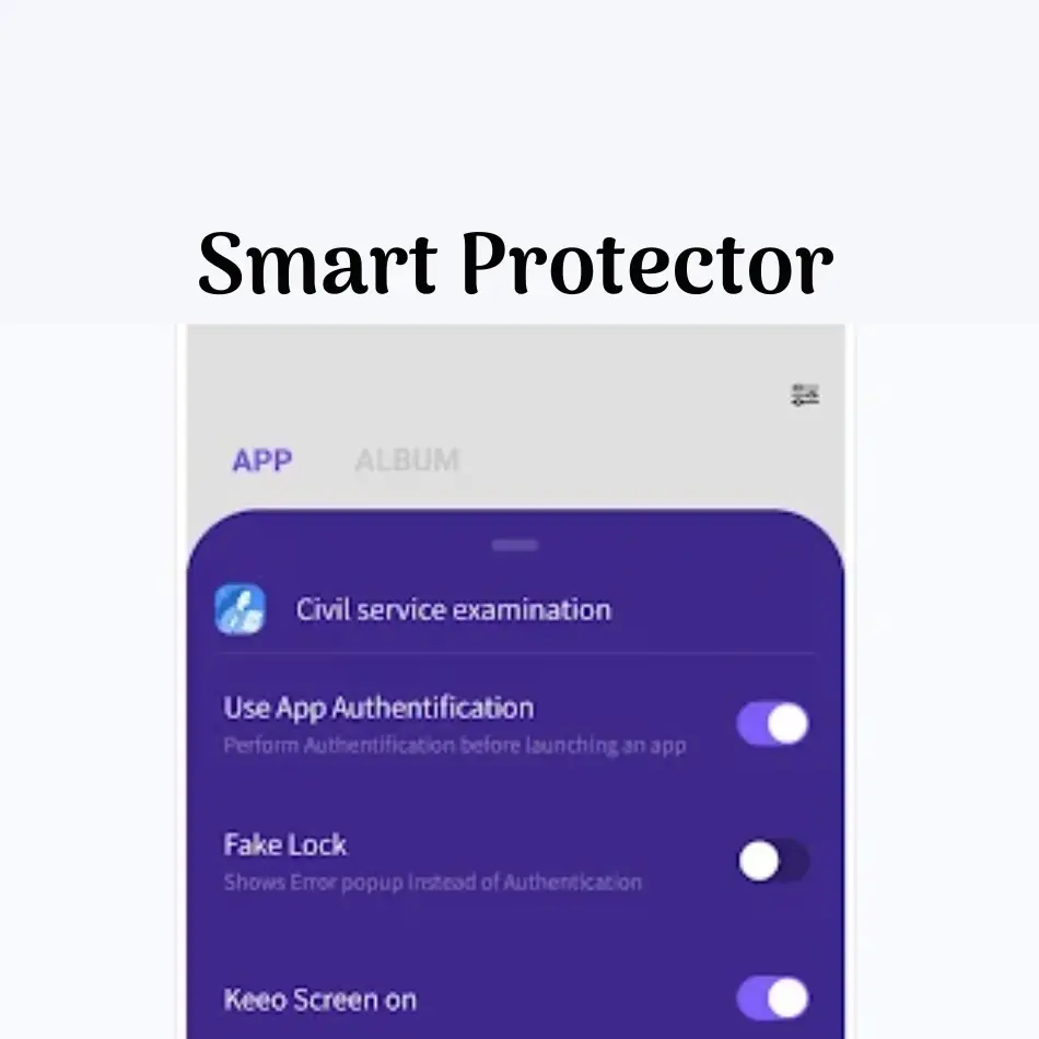 Android Smart Protector: Security Lock